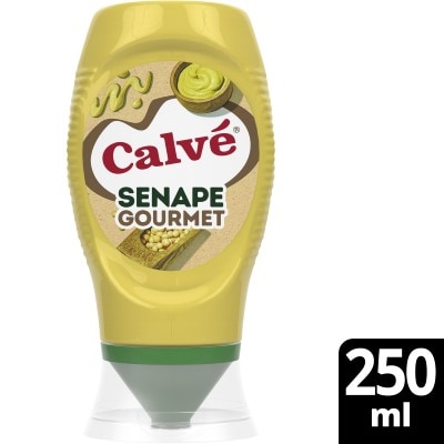 Calvé Senape Top Down 250 ml Con semi di senape