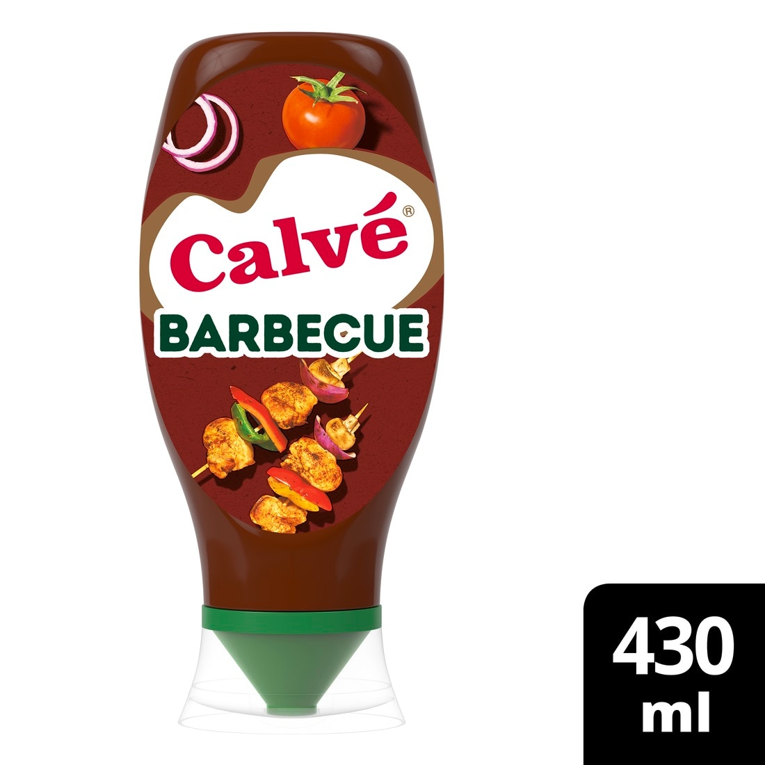 Salsa Barbecue Calvé Top Down 430 ml